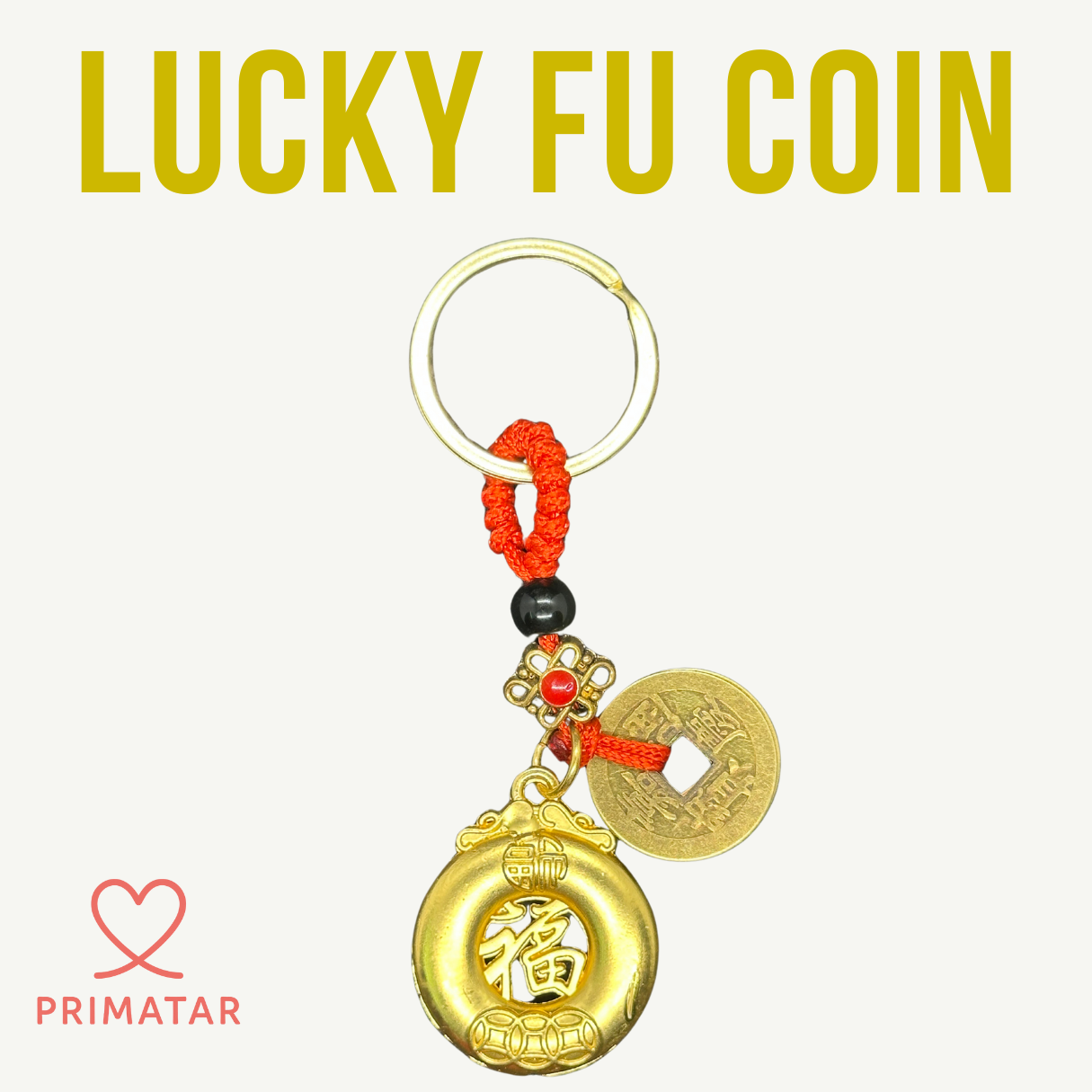 พวงกุญแจมงคล Lucky Fu Coin – PRIMATAR